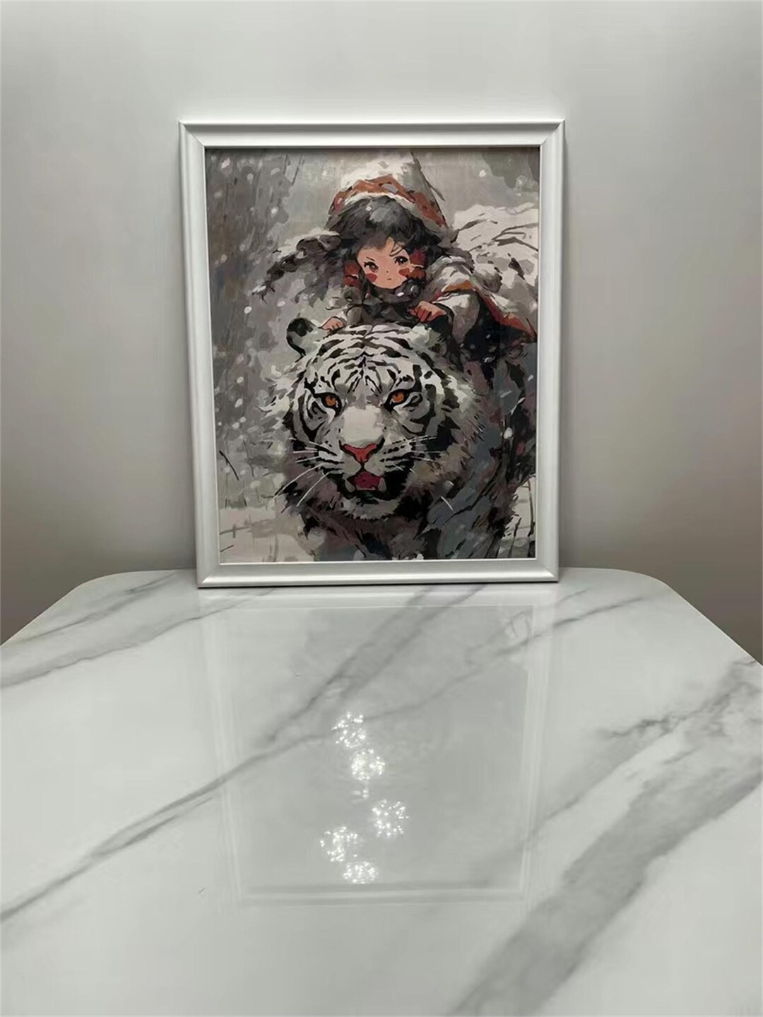 DIY Wall Number Fill-in Painting, Color by Number Wall Art, Custom DIY ...