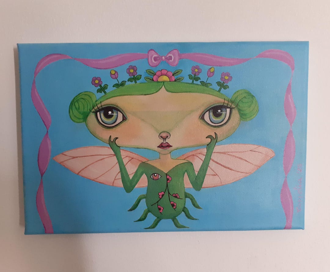 Bug Acrylic Painting - Etsy