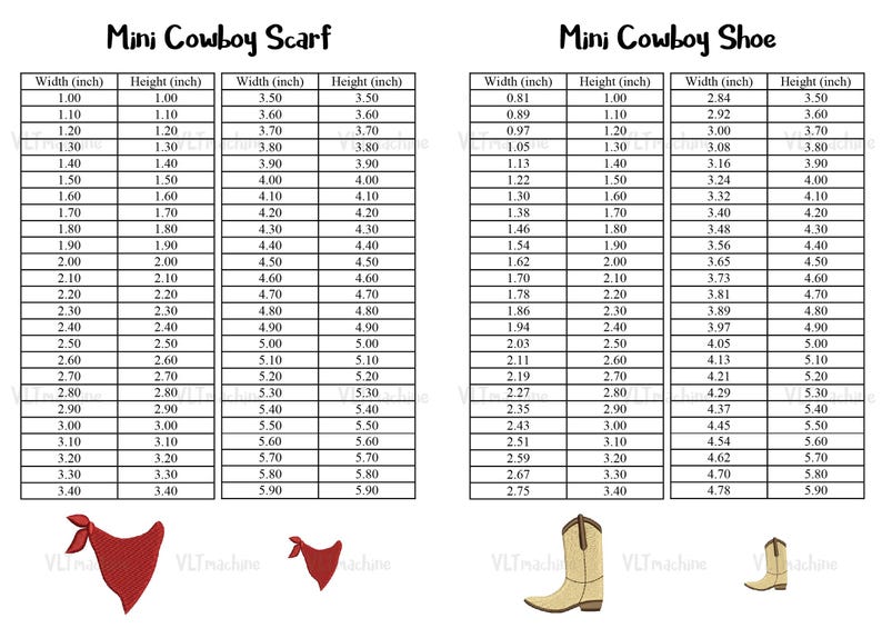 Set Mini Cowboy Embroidery, Mini Cowboy Embroidery, Set Western Machine ...