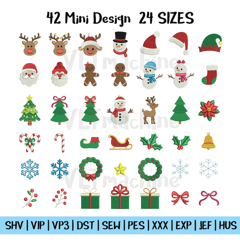 Mini Xmas Tree Dst - Etsy