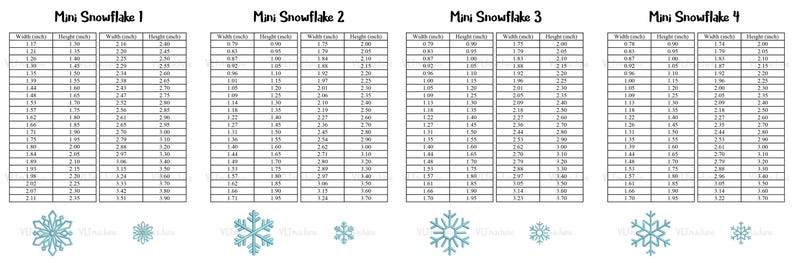 Set Mini Snowflakes Embroidery, Mini Snowflakes Embroidery , Set ...