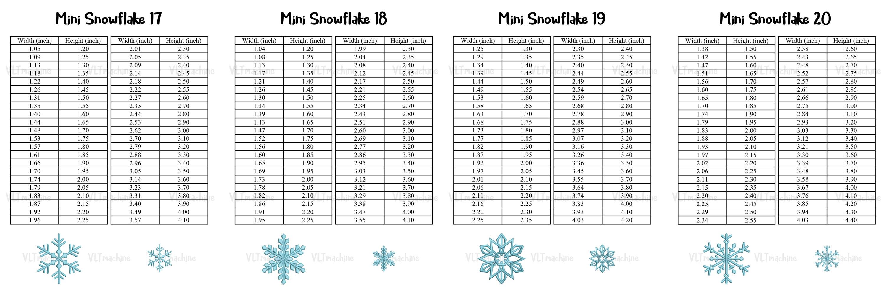 Set Mini Snowflakes Embroidery, Mini Snowflakes Embroidery , Set ...
