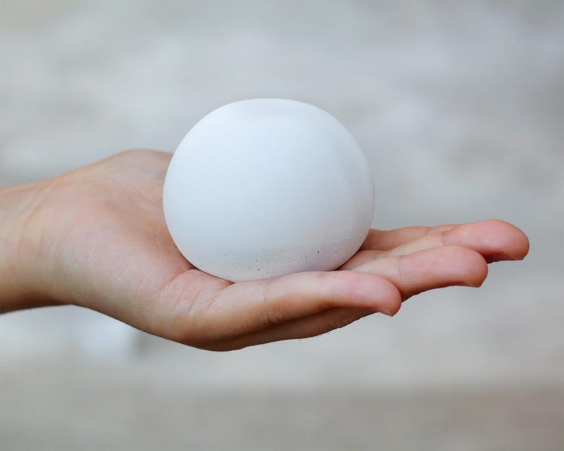 Concrete Zen Inspired Essential Oil Diffuser | White & Gray Flat Top ...