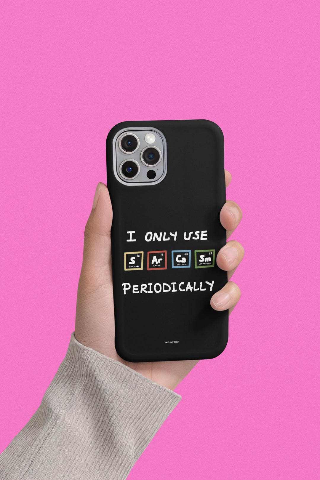 Sarcasm Magnetic Tough Trendy Black Phone Case for iPhone - Etsy
