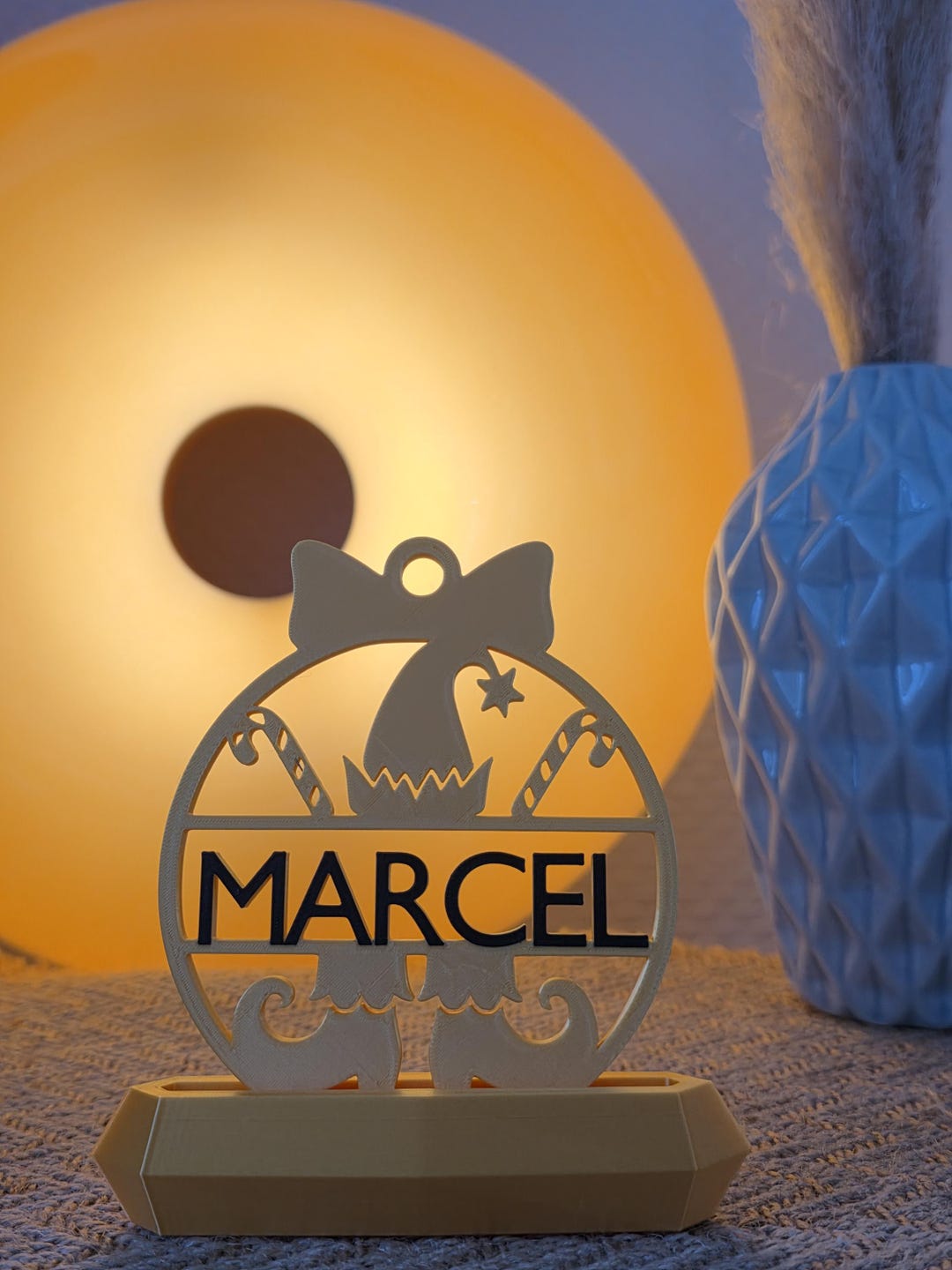 Personalisierte Wichtel Weihnachtskugel, Personalisierte ...