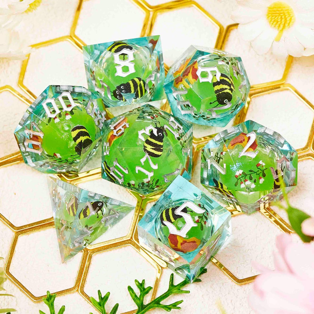 Animal Liquid Core Dnd Dice Set for Magic Game, D&D Dice D20 for RPG ...