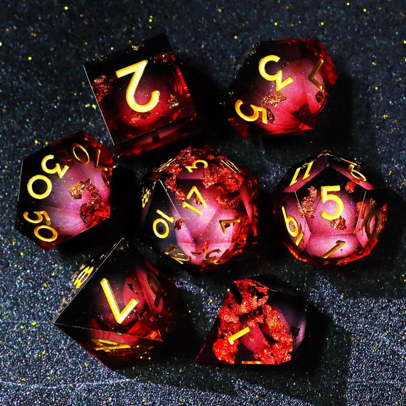 Dragon Fire Dnd Set - Etsy