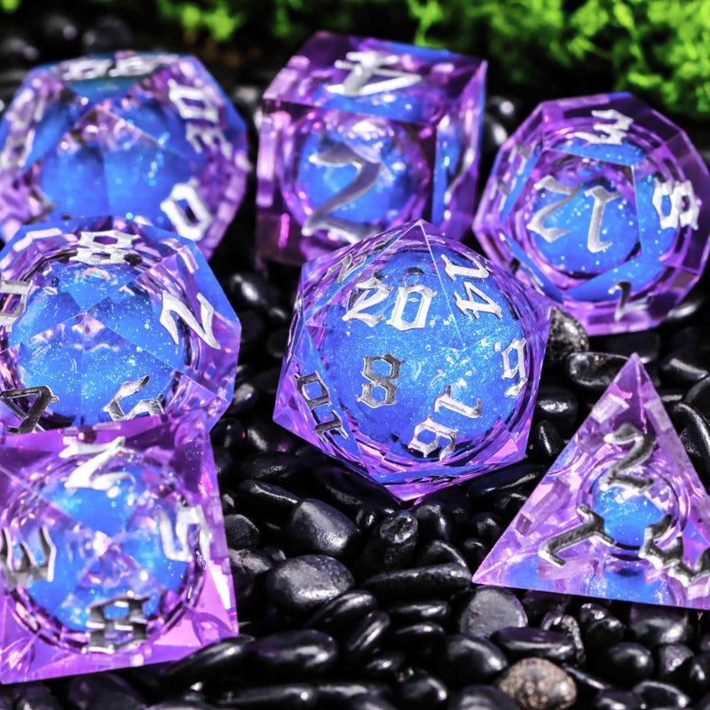 Metal Moon Dice - Etsy