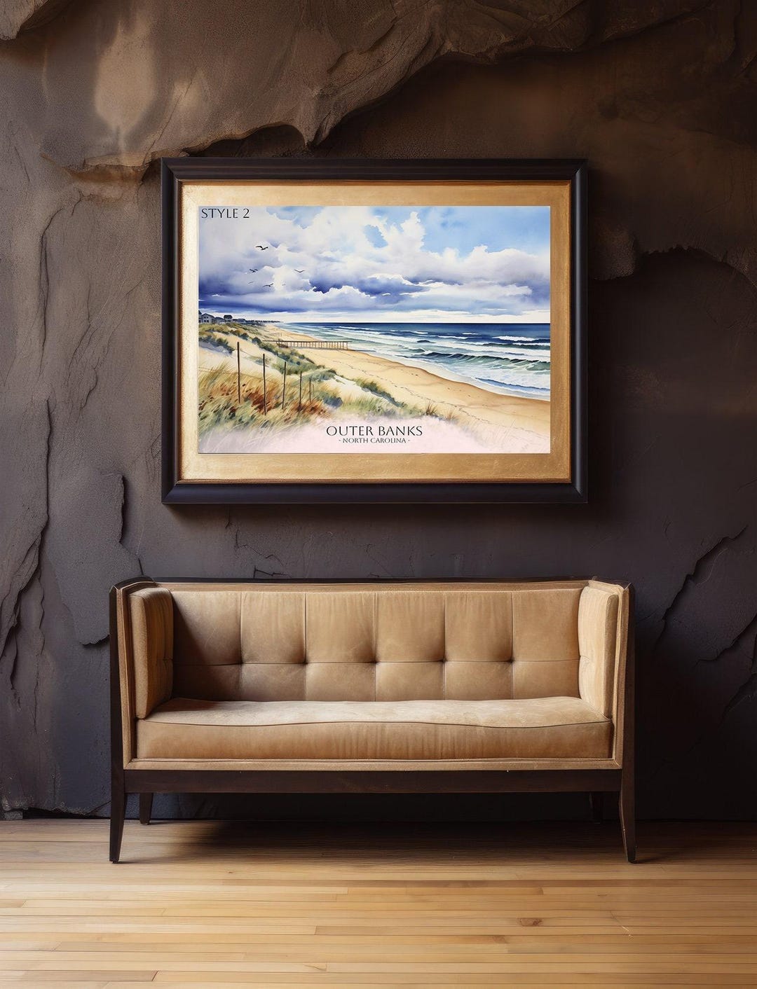 Outer Banks Painting Outer Banks Wall Art Outer Banks Poster North ...