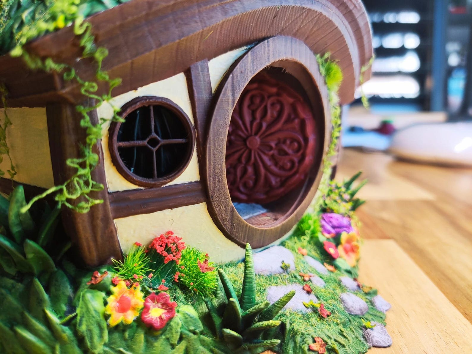 Halfling House Dice Tower | Fantasy Hobbit Home Dice Roller | Hand ...
