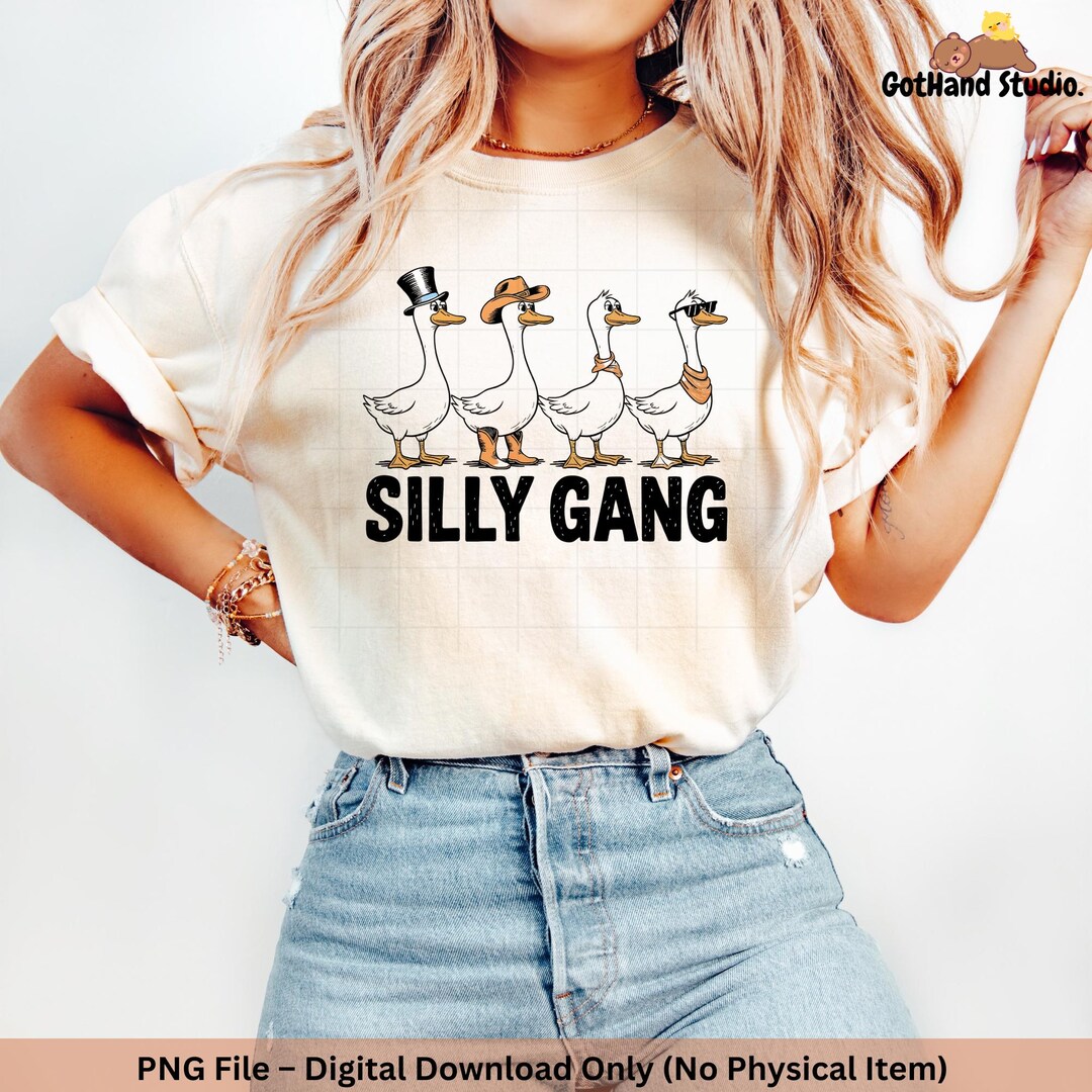 Silly Gang PNG, Silly Goose PNG, Funny Goose Clipart, Cartoon Goose ...