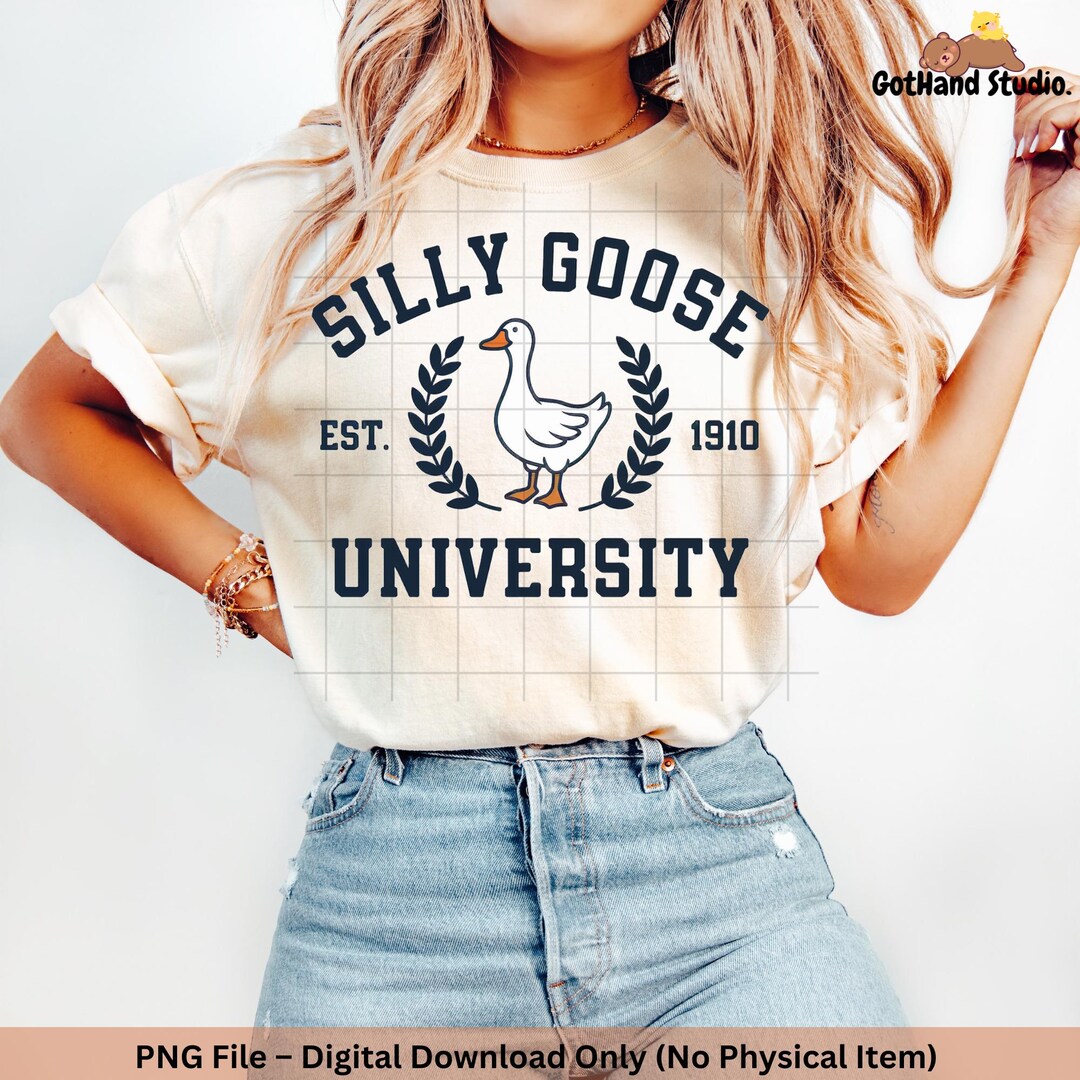 Silly Goose University Png,funny College Design,funny College Log ...