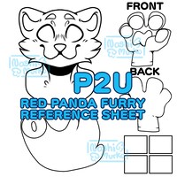 Ampwave - Furry Art Base Ref Sheet - Etsy