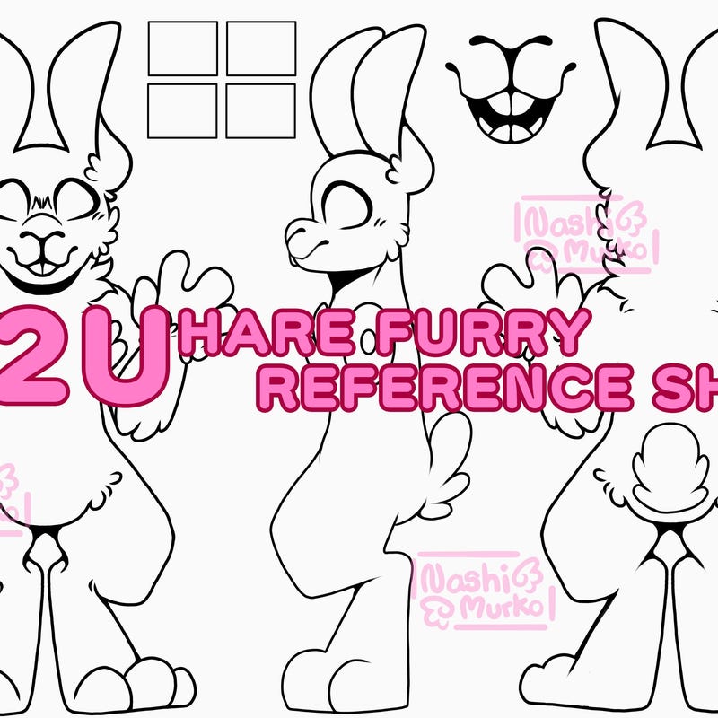 Bunny Furry Art - Etsy
