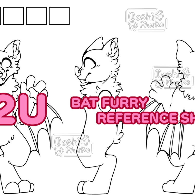 Bat Furry - Etsy