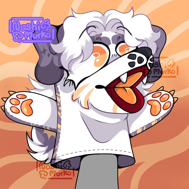Furry Hand Puppet Puzzle Base | Mix and Match Fursona Line Art & Base ...