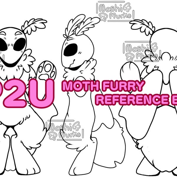 Moth Furry Base - Etsy