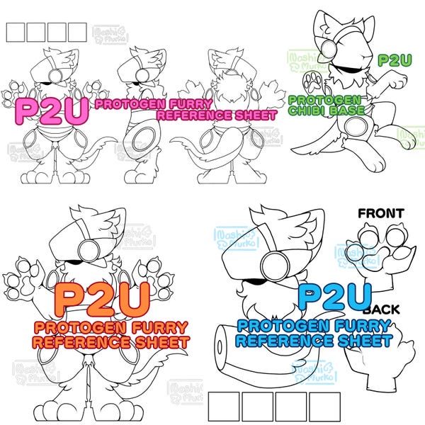 Protogen Furry - Etsy