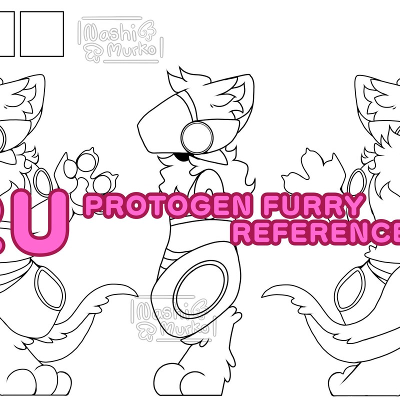 Protogen Reference Sheet Base - Etsy