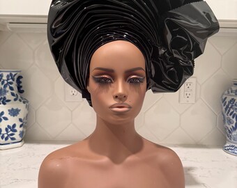 Asooke Cap, Auto Gele, African, Zara Cap, Turban Hat, Women Headgear ...