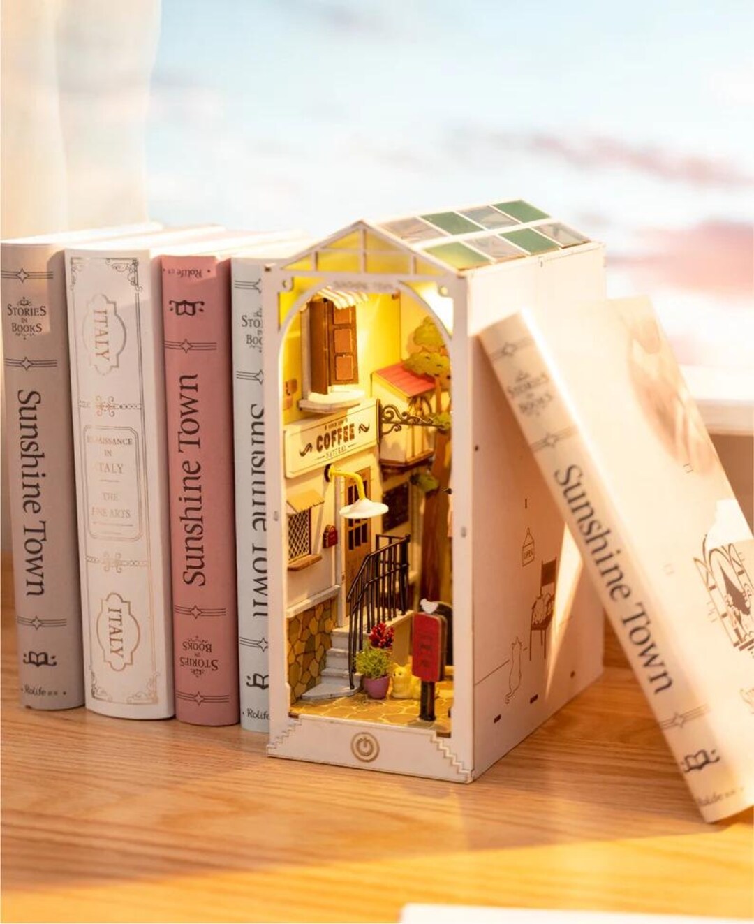 DIY Bookend Kit – Sunny City TGB02 | Sunshine Town | Book Nook ...