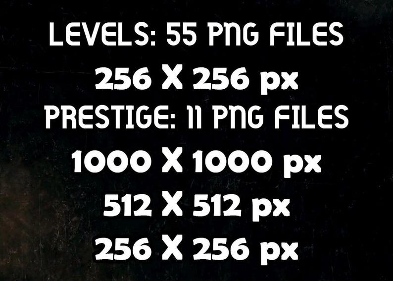 Prestige Master Icons Black Ops 7 - Prestige - BO7 - COD - PNG - Etsy