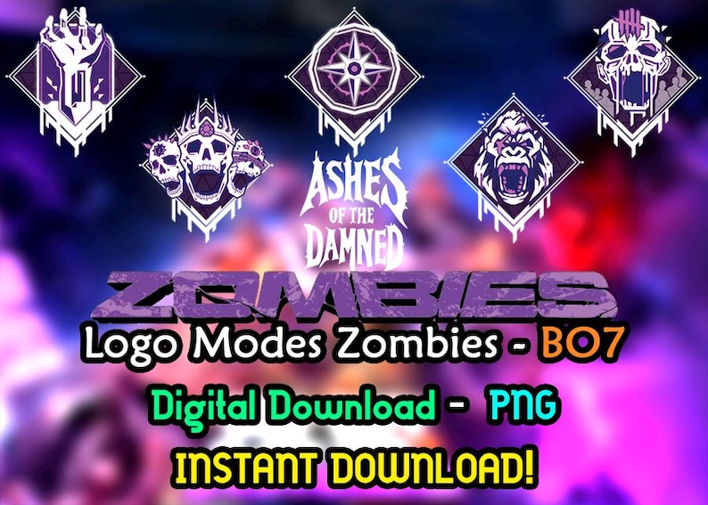 Logo Modes Zombies Black Ops 7 - Mod Zombies - BO7 Zombies - COD ...