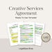Creative Services Agreement Template With Statement of Work | Attorney ...