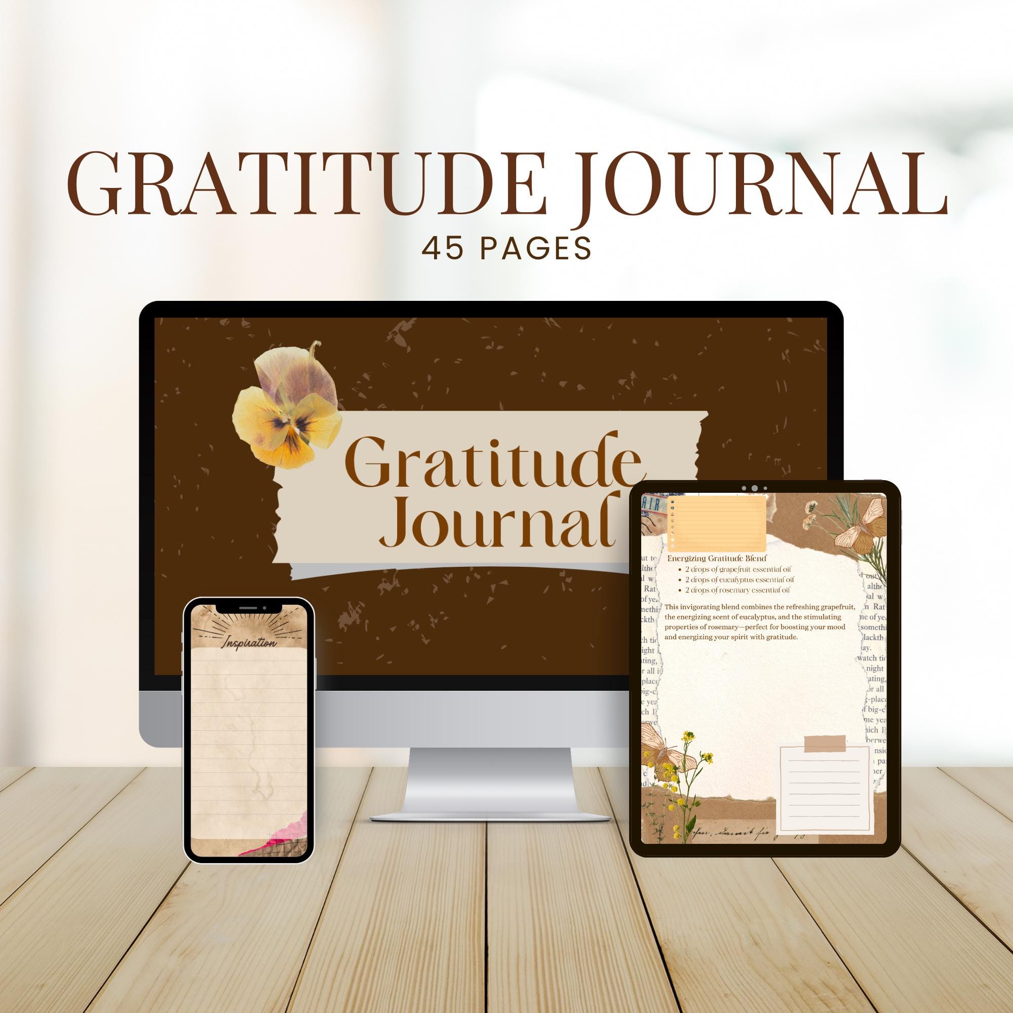 Gratitude Journal Workbook - Etsy