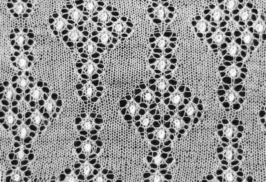 Salme Pattern Chart, Knitting Pattern for Haapsalu Shalw or Lace ...