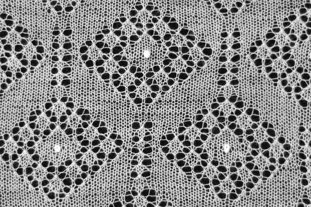 Rose Bouquet Pattern Chart, Knitting Pattern for Haapsalu Shalw or Lace ...