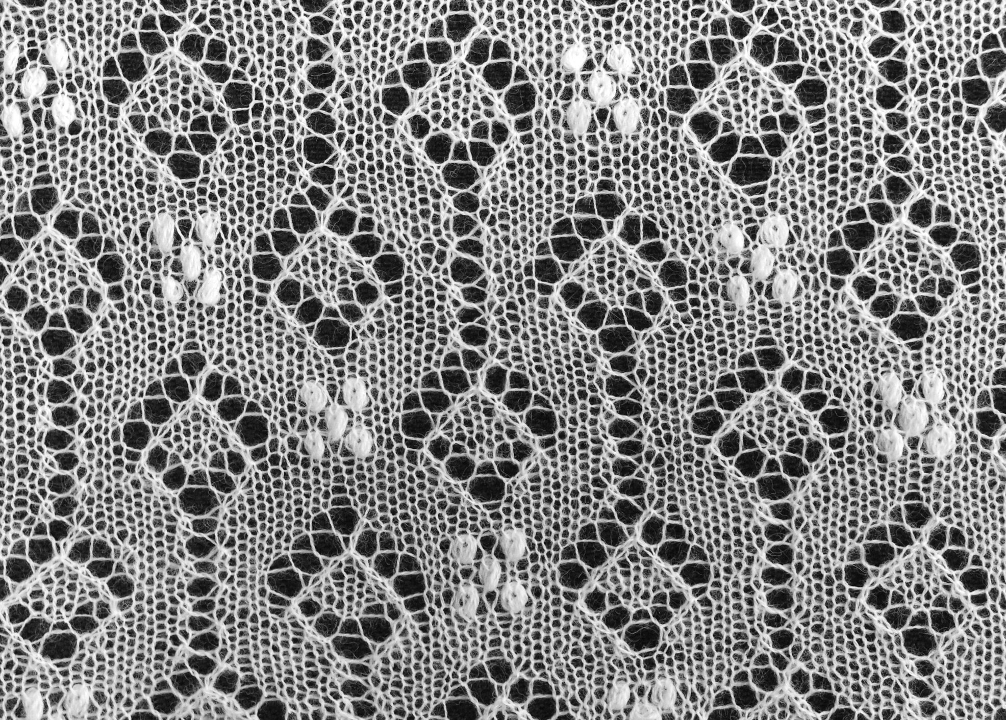 Lace Pattern Chart Carpet Pattern, Knitting Pattern for Haapsalu Shalw ...