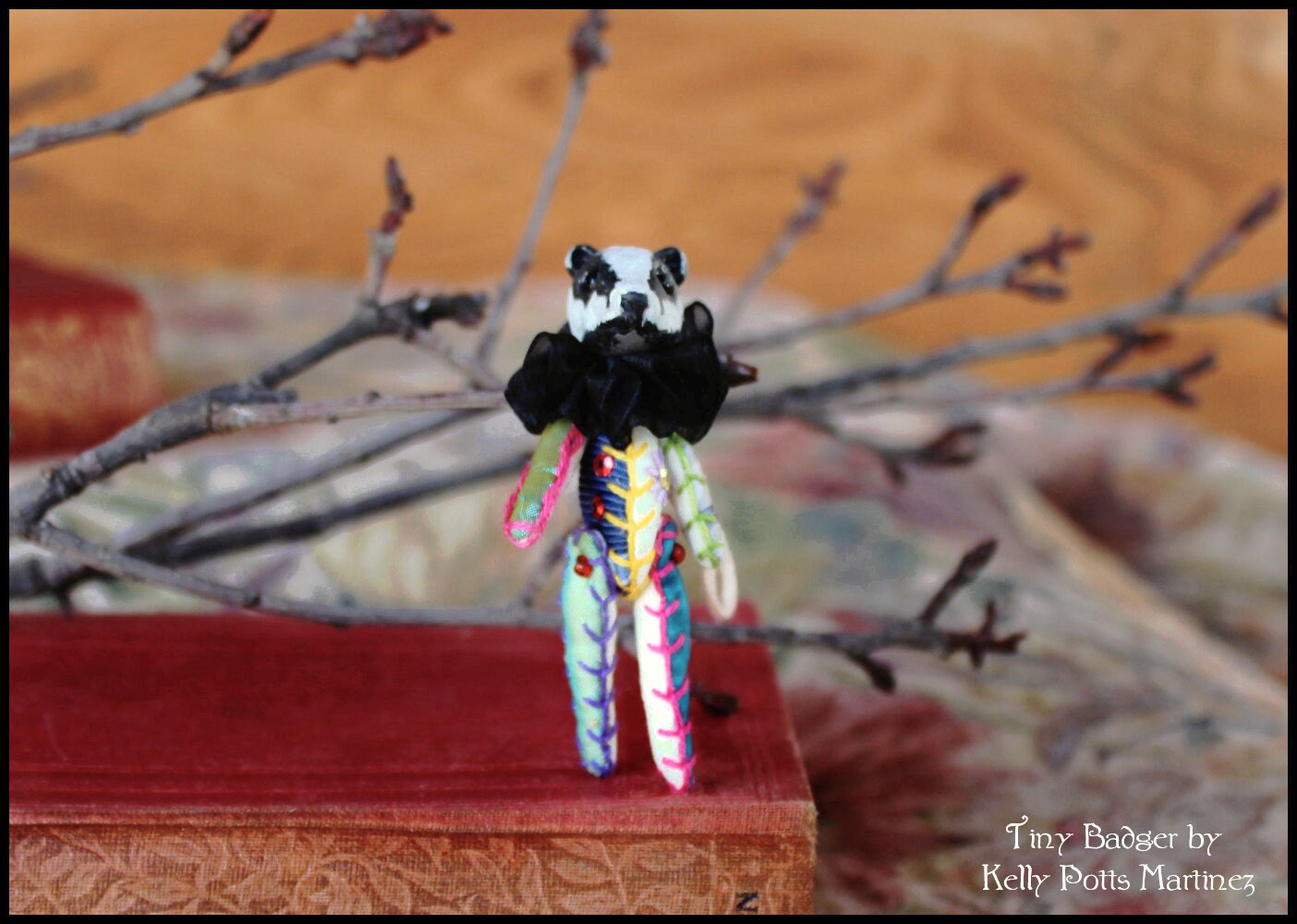 OOAK Miniature Badger Collectable Art Doll Mini Fantasy Art - Etsy