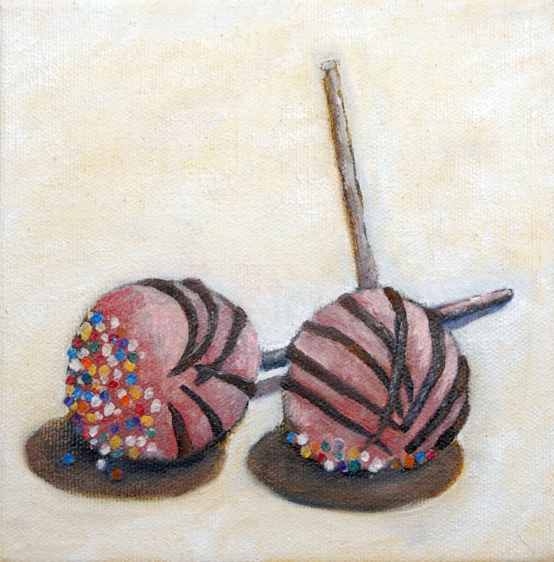 Sweety Pops | 6"x6" | Original Oil Painting - Etsy