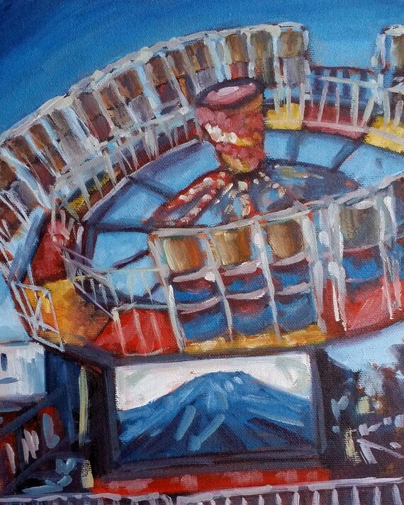 Wave Ryder 10x8 Original Oil Painting | Etsy Denmark