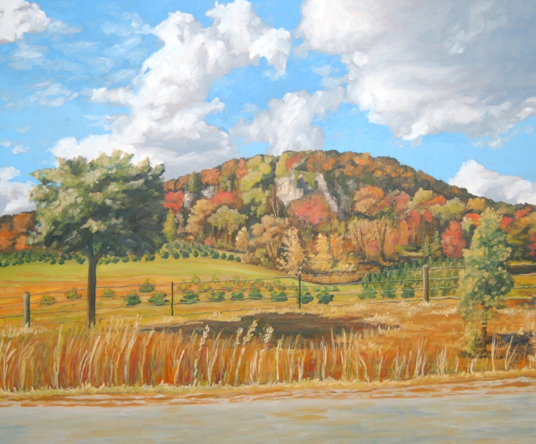 Escarpment, Milton, ON | 30"x36" | Original Oil Painting - Etsy