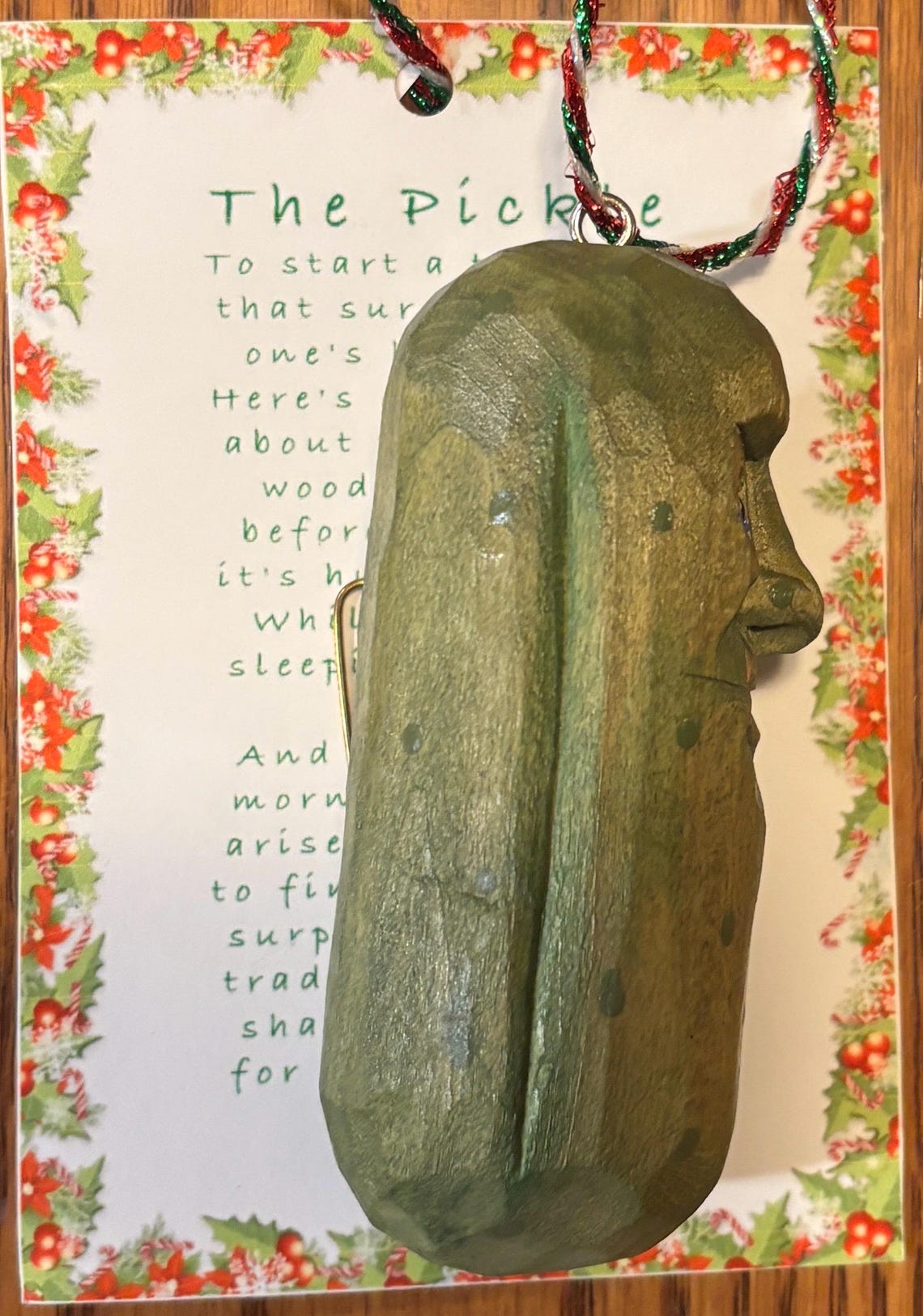 Hand Carved Little Christmas Pick, - Etsy Canada