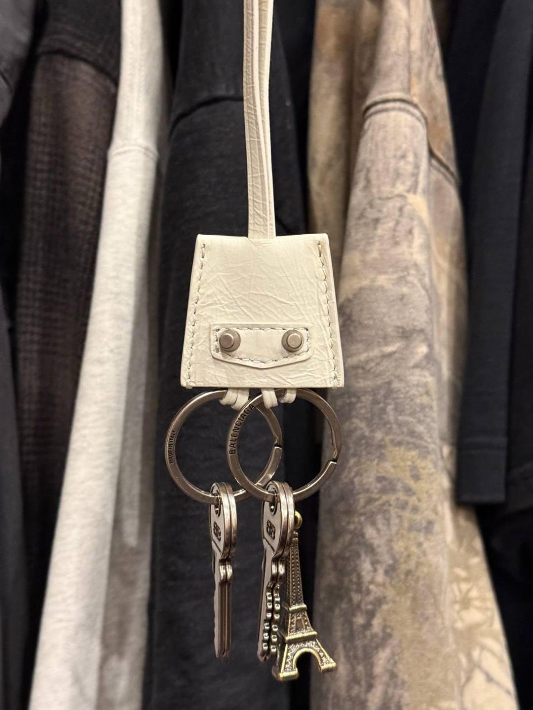 Balenciaga Keychain Le City Charm Eiffel in White Brand New No Box - Etsy