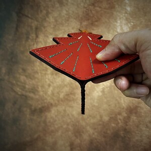 Leather Pattern Unique Leather Christmas Ornament to Share With Loved ...