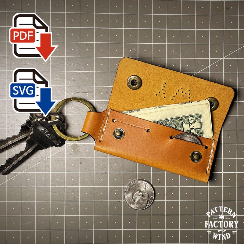 Leather Key Ring Initials - Etsy