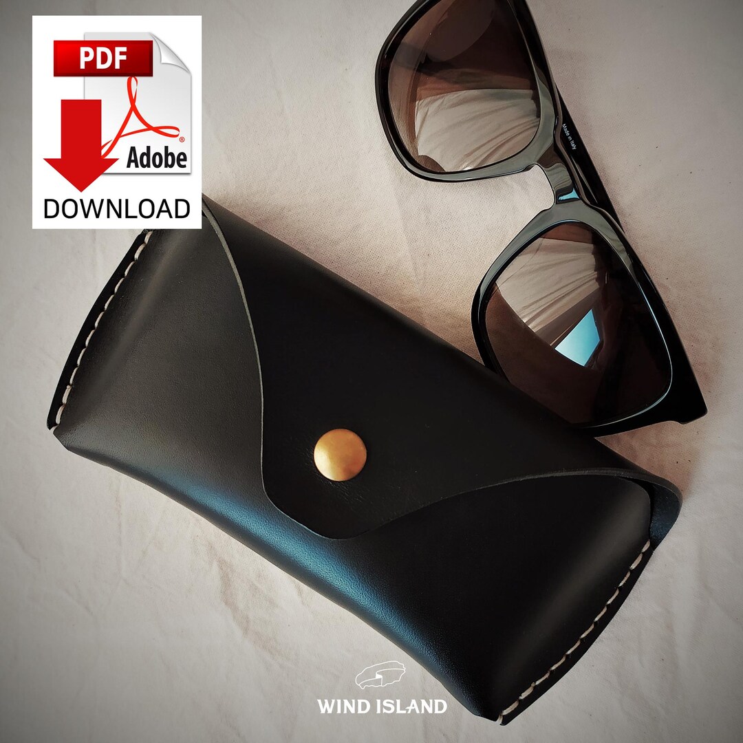 Leather Pattern Sunglasses Case Pattern : Travel Must-have - Etsy