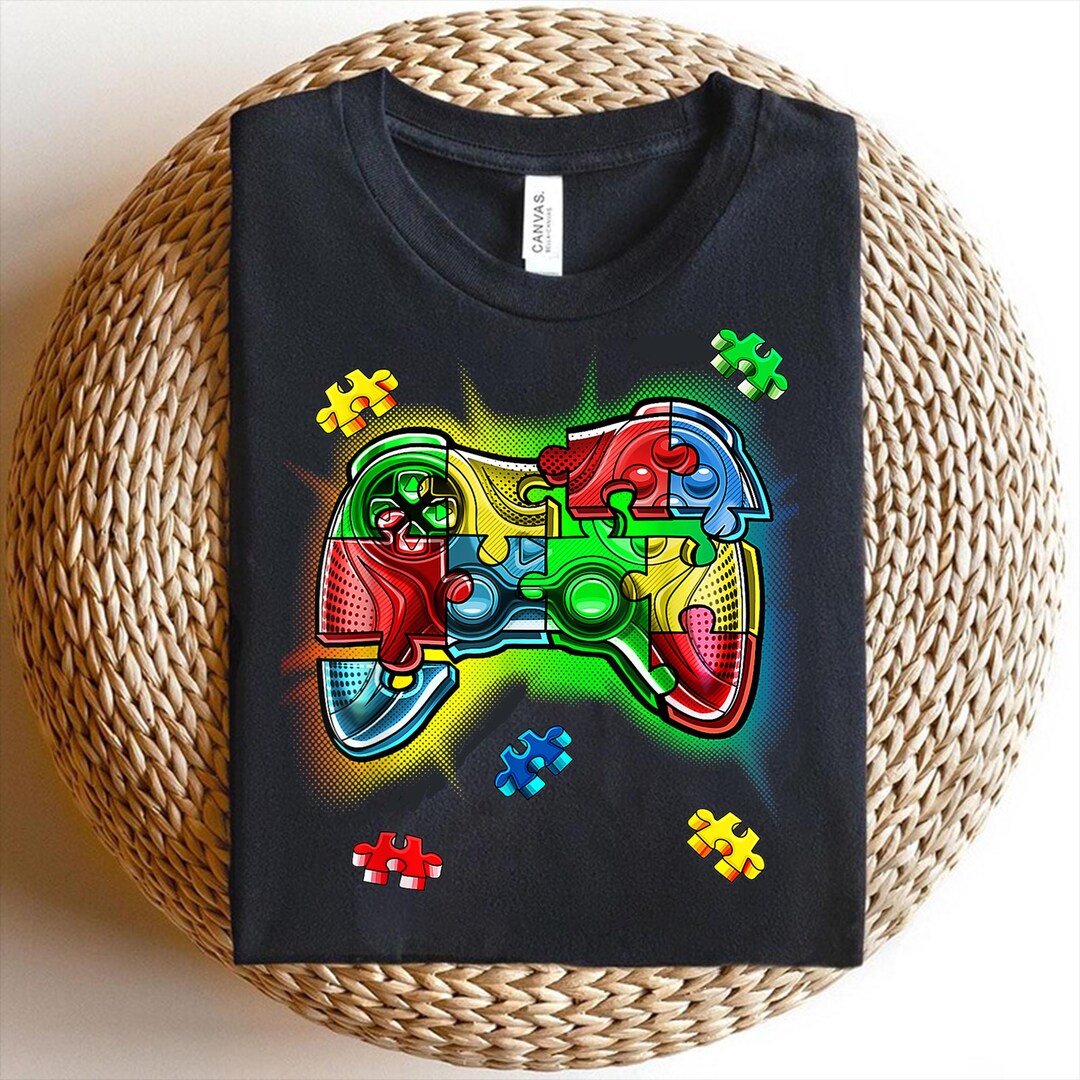 Autism Awareness PNG, Boys Girls Video Game Controller Gamer Kids PNG ...