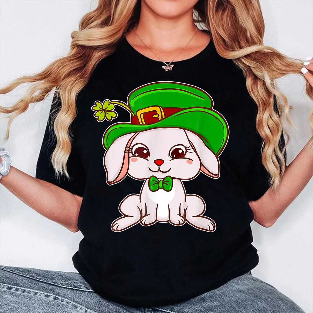 Cute Irish Bunny Png, Dressed for St Patrick Day Irish Pride Png - Etsy