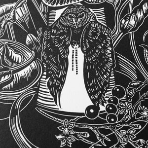 Lilith Limited Edition Linoprint - Etsy