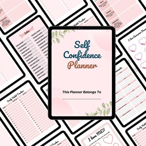 Self-confidence Planner Printable, Confidence Building Workbook ...
