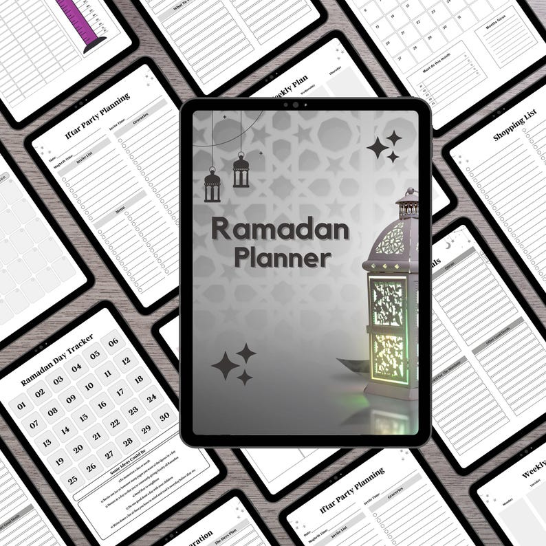 2025 Ramadan Planner Bundle Printable Islamic Journal Muslim Planner ...