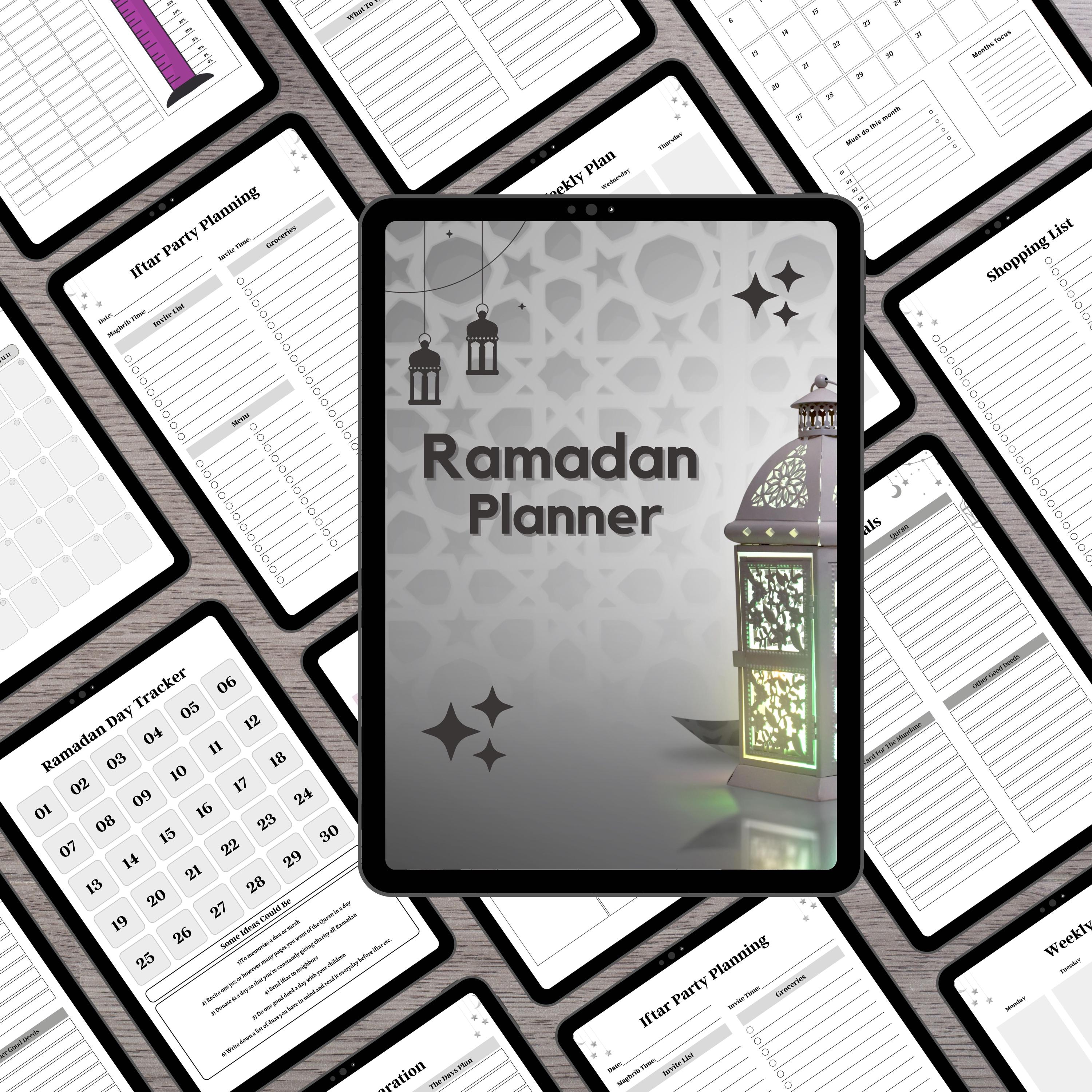 2025 Ramadan Planner Bundle Printable Islamic Journal Muslim Planner ...