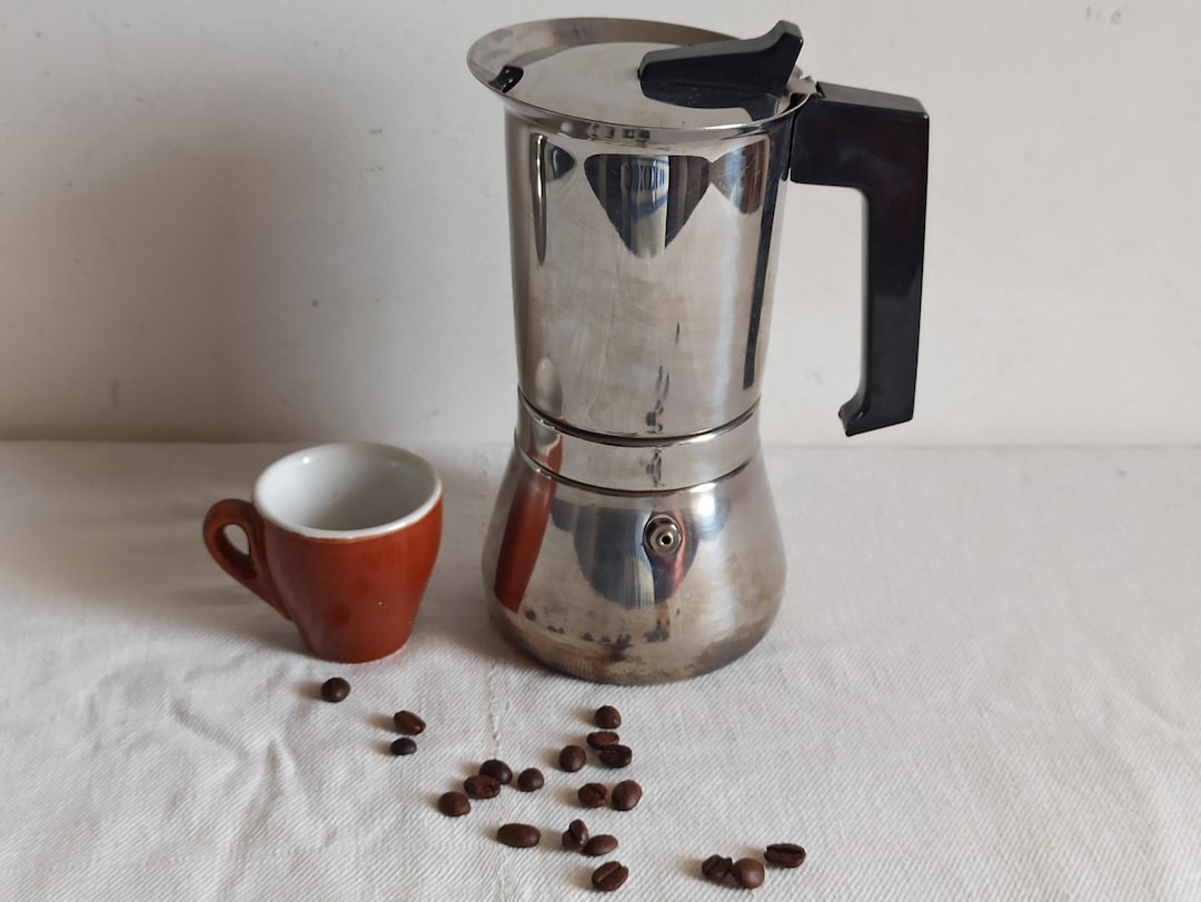 VEV Vigano, Italian Stovetop Moka Pot, Quality Vintage Espresso Maker, 1980s - Etsy