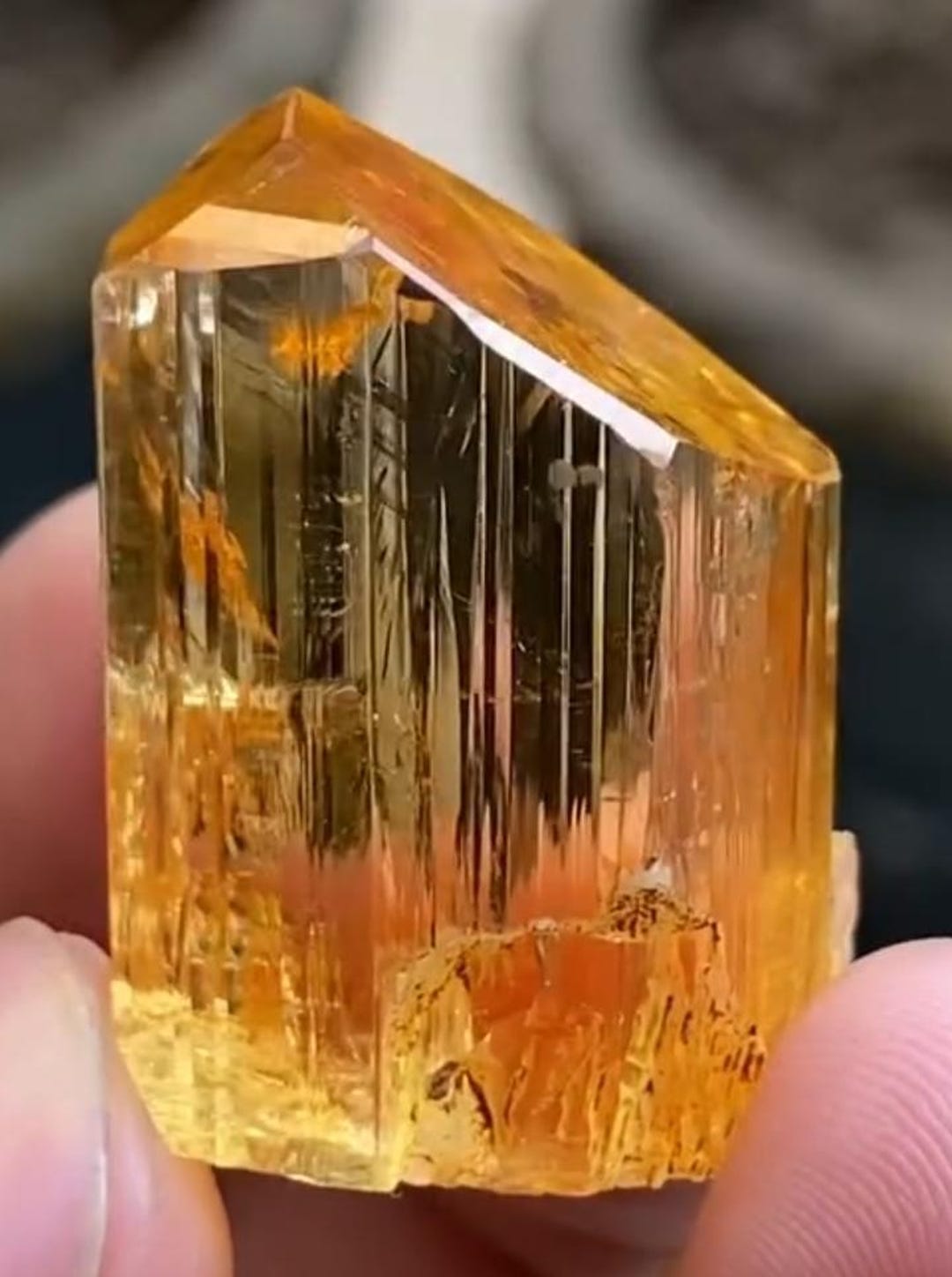 Natural Imperial Topaz Crystal: Katlang Pakistan, 27 Gram - Etsy
