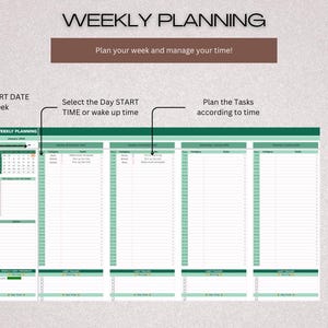 To Do List Task Tracker Template Productivity Planner Spreadsheet Daily ...